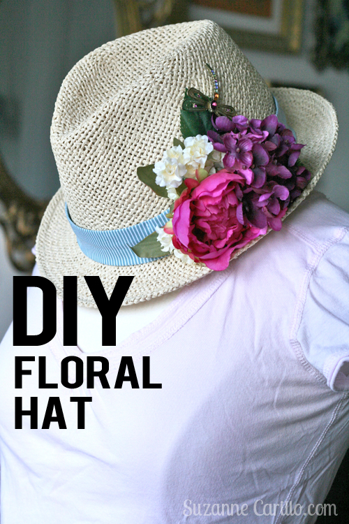 DIY Floral Hat - Suzanne Carillo